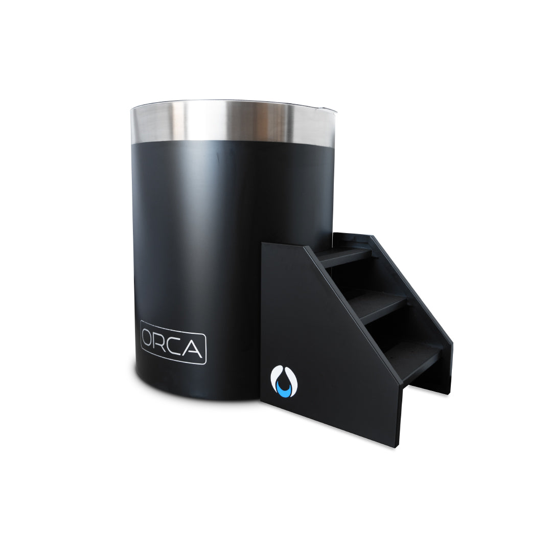 THE WELL - STAINLESS STEEL ICE BARREL IN BLACK – ORCA PLUNGE